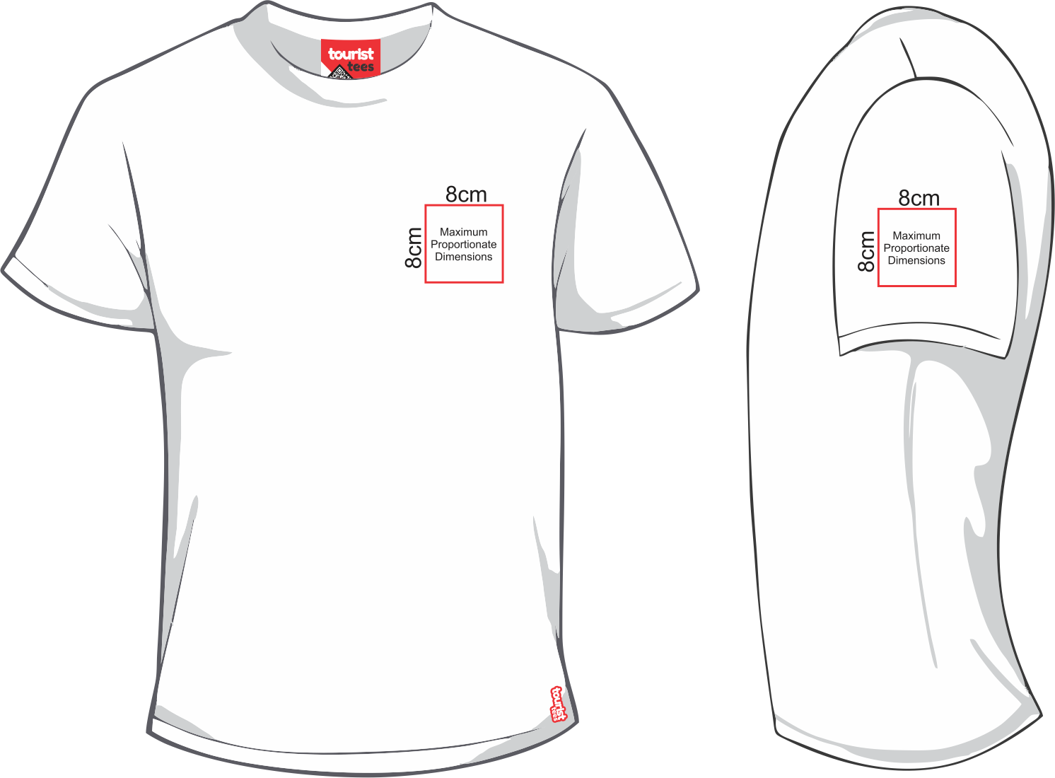 Custom Print on Front Pocket and Sleeve